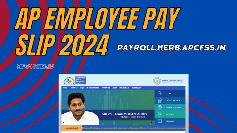 AP Employee Pay Slip 2024 at Payroll.Herb.Apcfss.In - MP Worker